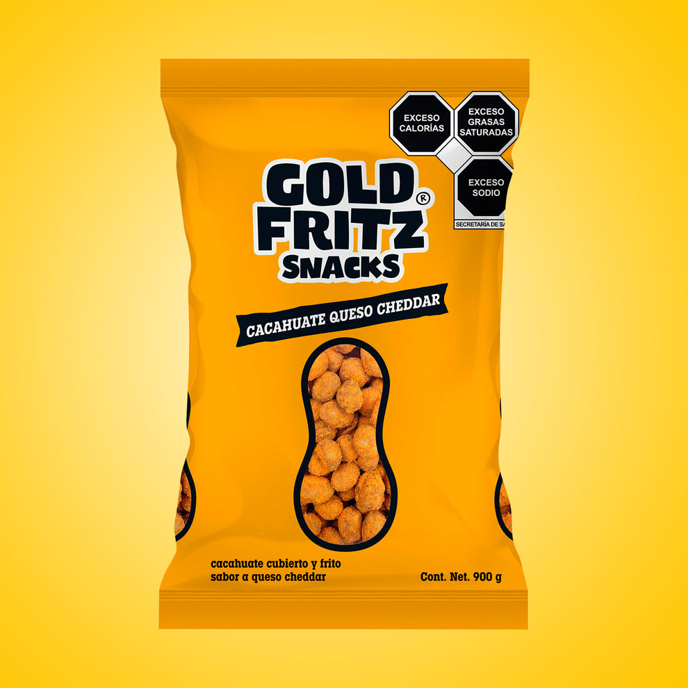 Cacahuate Queso Cheddar – Gold Fritz