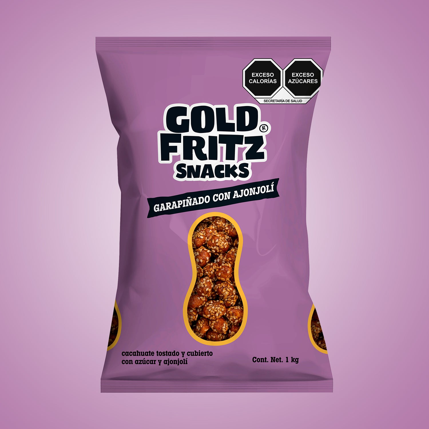 Cacahuate Garapiñado con Ajonjolí – Gold Fritz