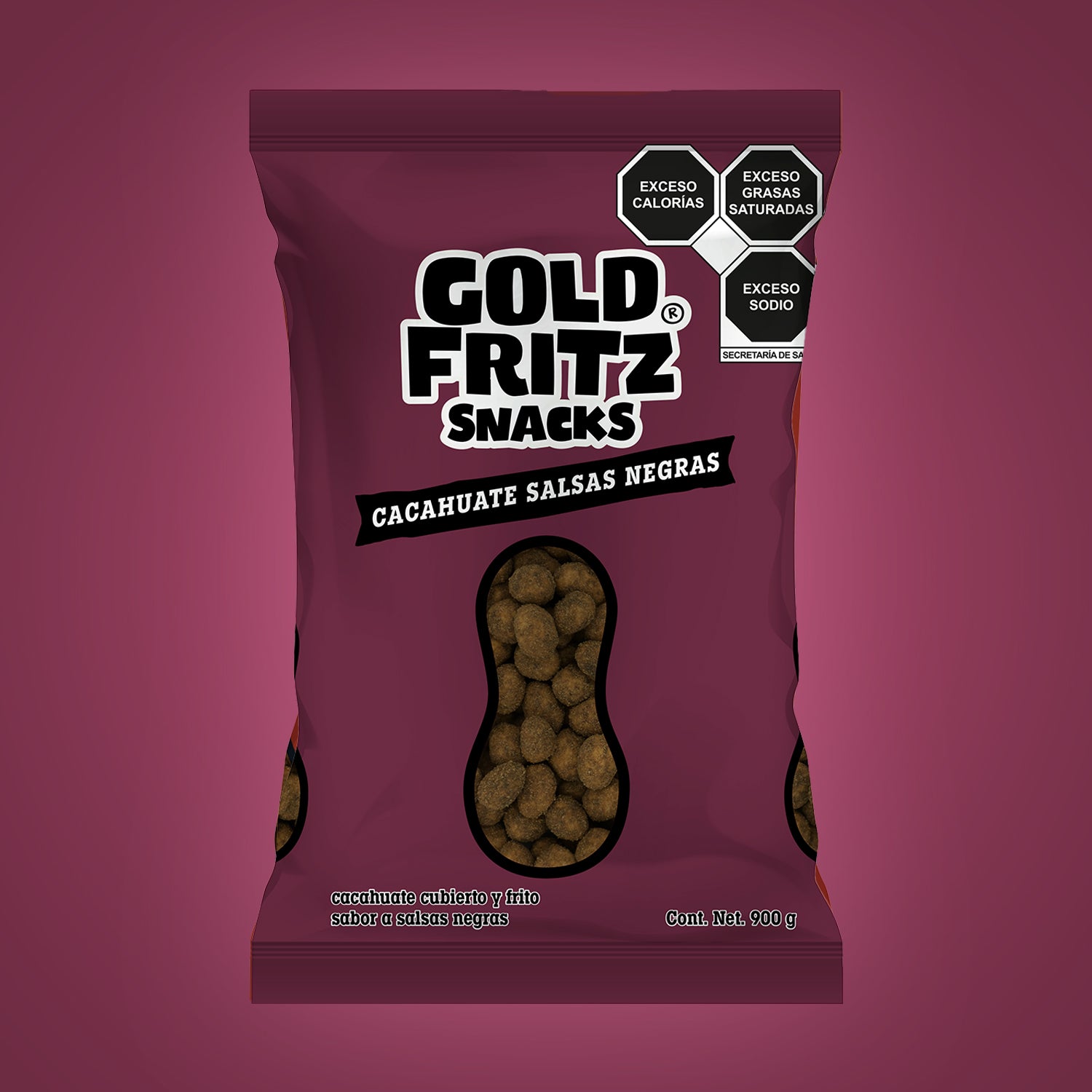 Cacahuate Salsas Negras – Gold Fritz